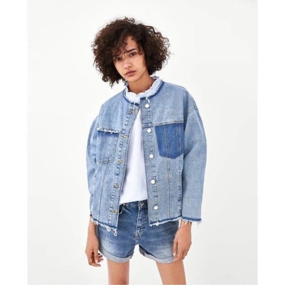 MOTHER | Jackets & Coats | Zara Denim Jacket | Poshmark